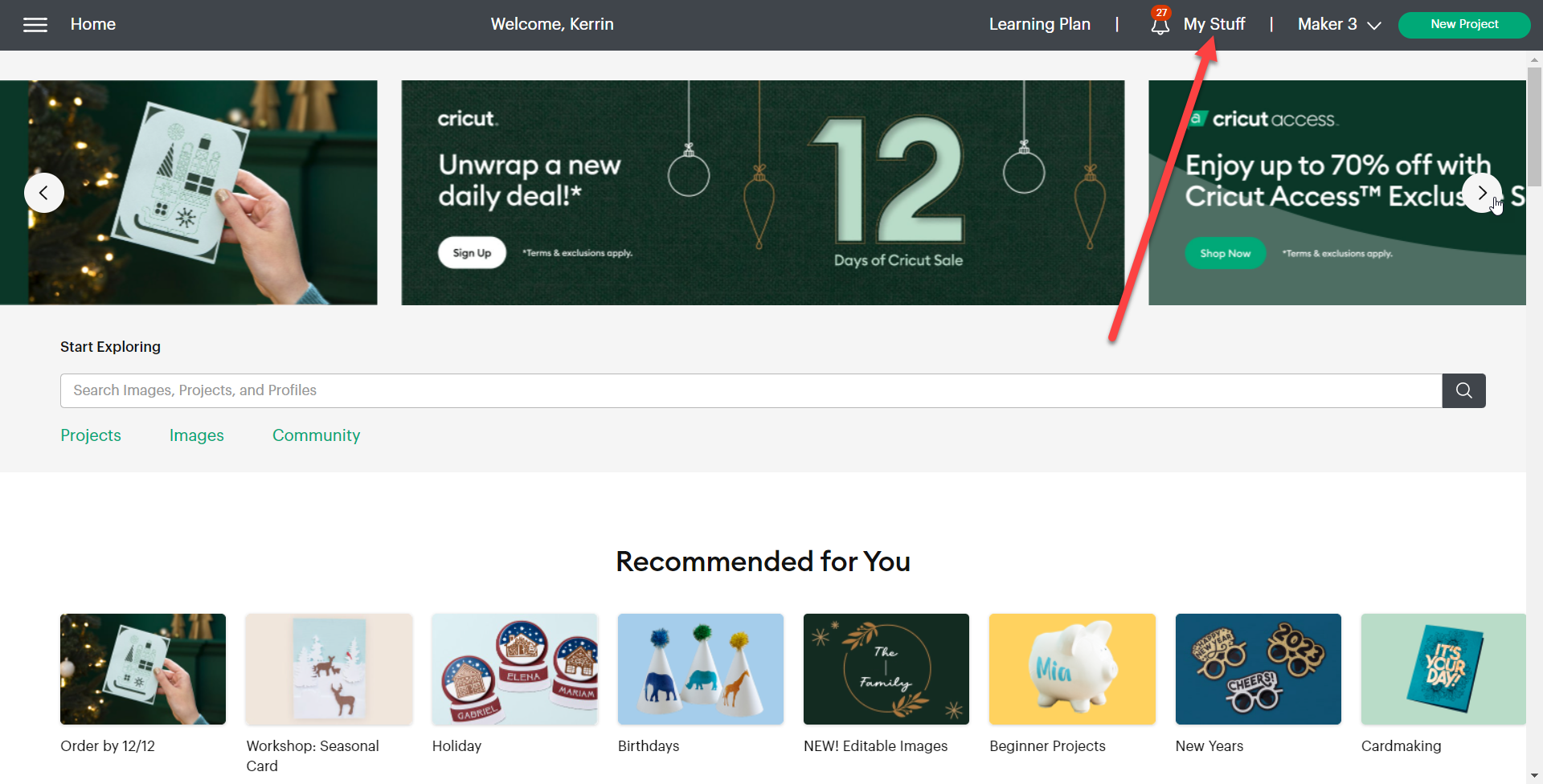 Using My Stuff and Collections in Design Space – Help Center