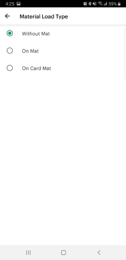 كيفية تغيير حجم الحصيرة أو المادة في Design Space – مركز المساعدة