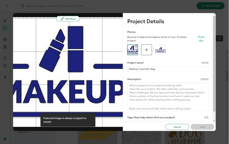 How do I edit a shared project in Design Space? – Help Center