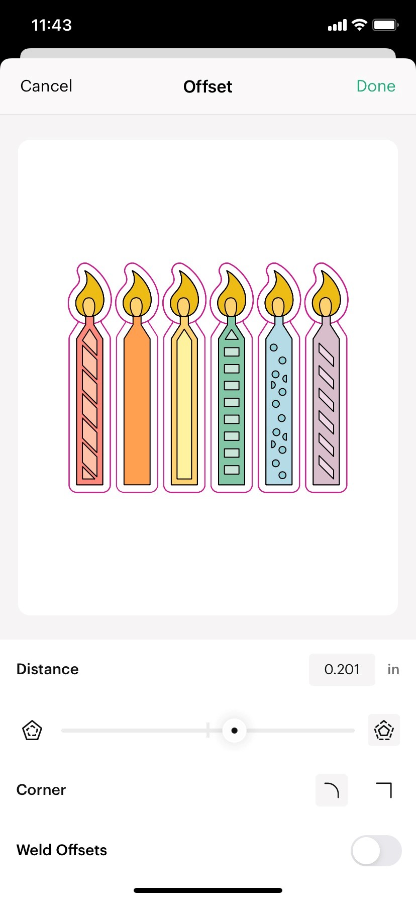 How to use the Offset feature in Design Space – Help Center