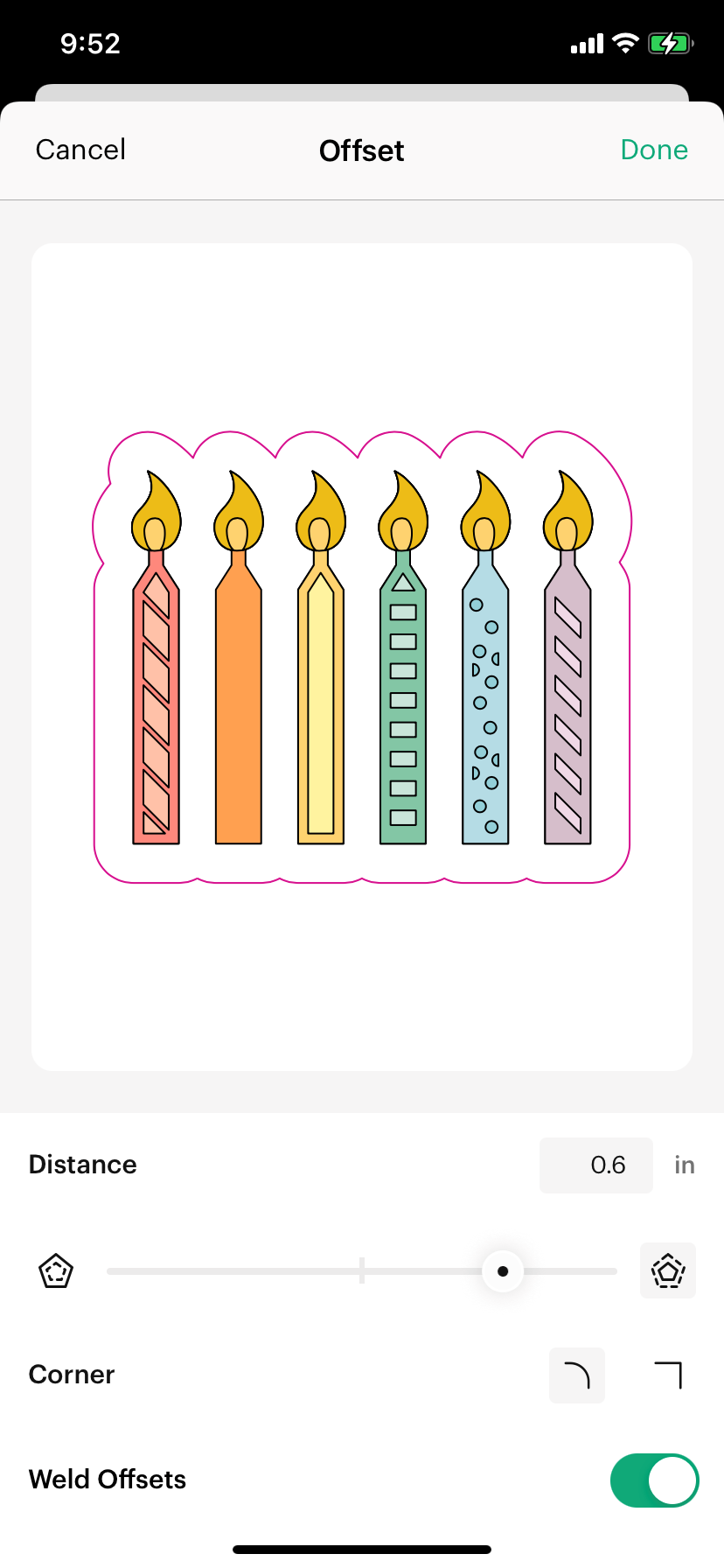 How to use the Offset feature in Design Space – Help Center