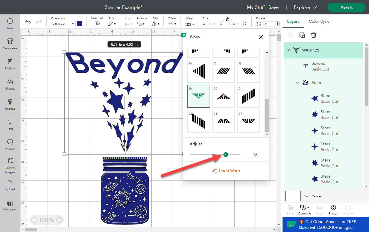 How to use Warp in Design Space – Help Center