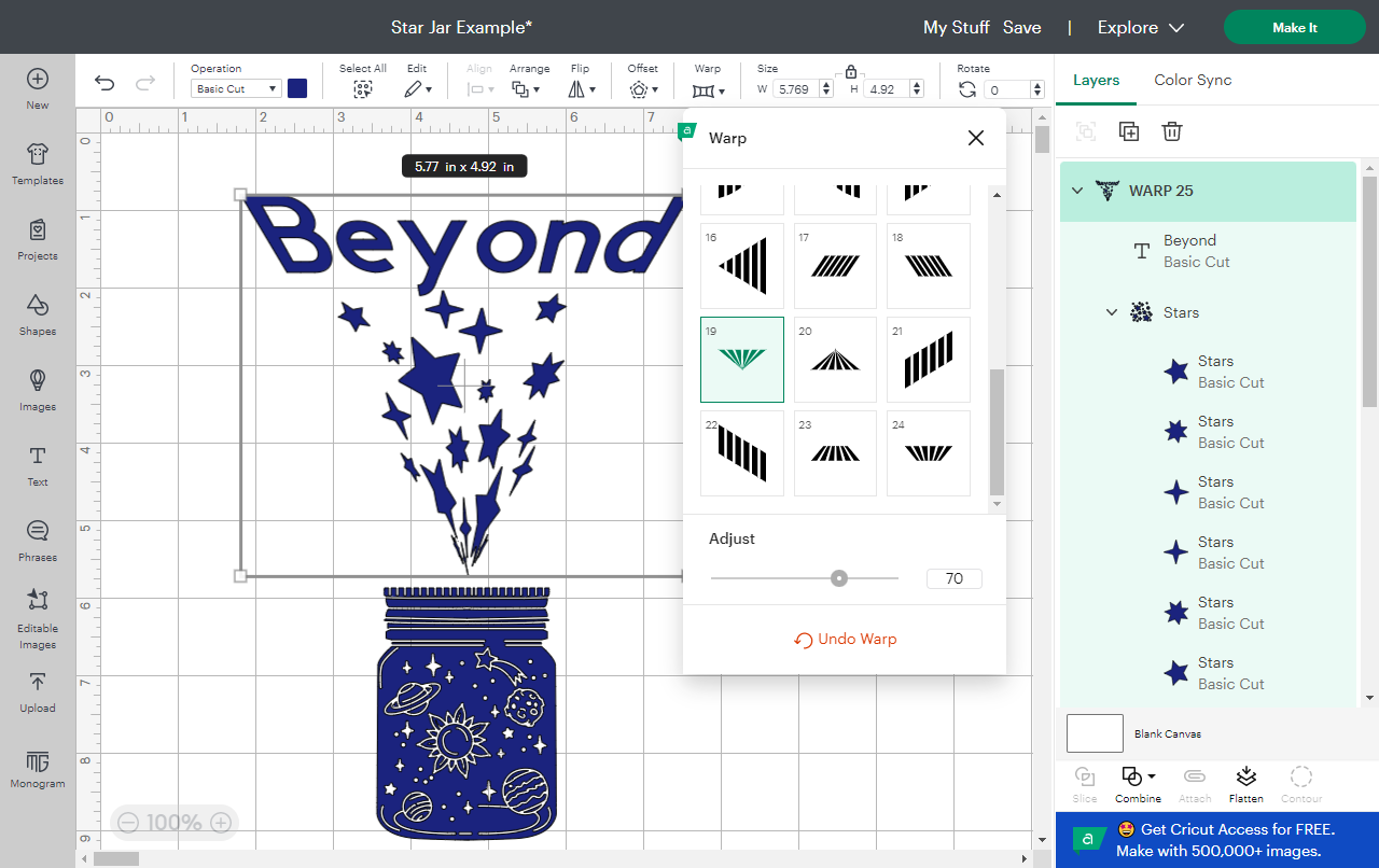 How to use Warp in Design Space – Help Center