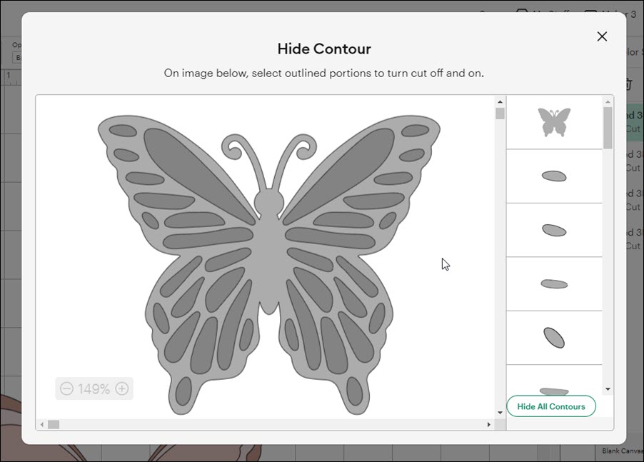 Comment utiliser Contour dans Design Space – Centre d'aide