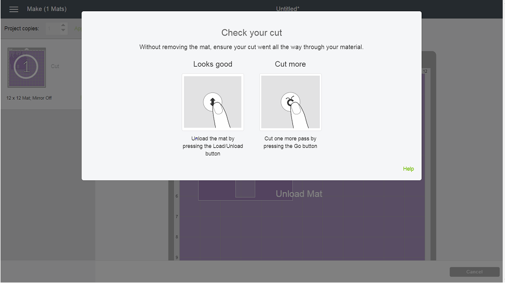 Knife Blade: Checking your cut – Help Center