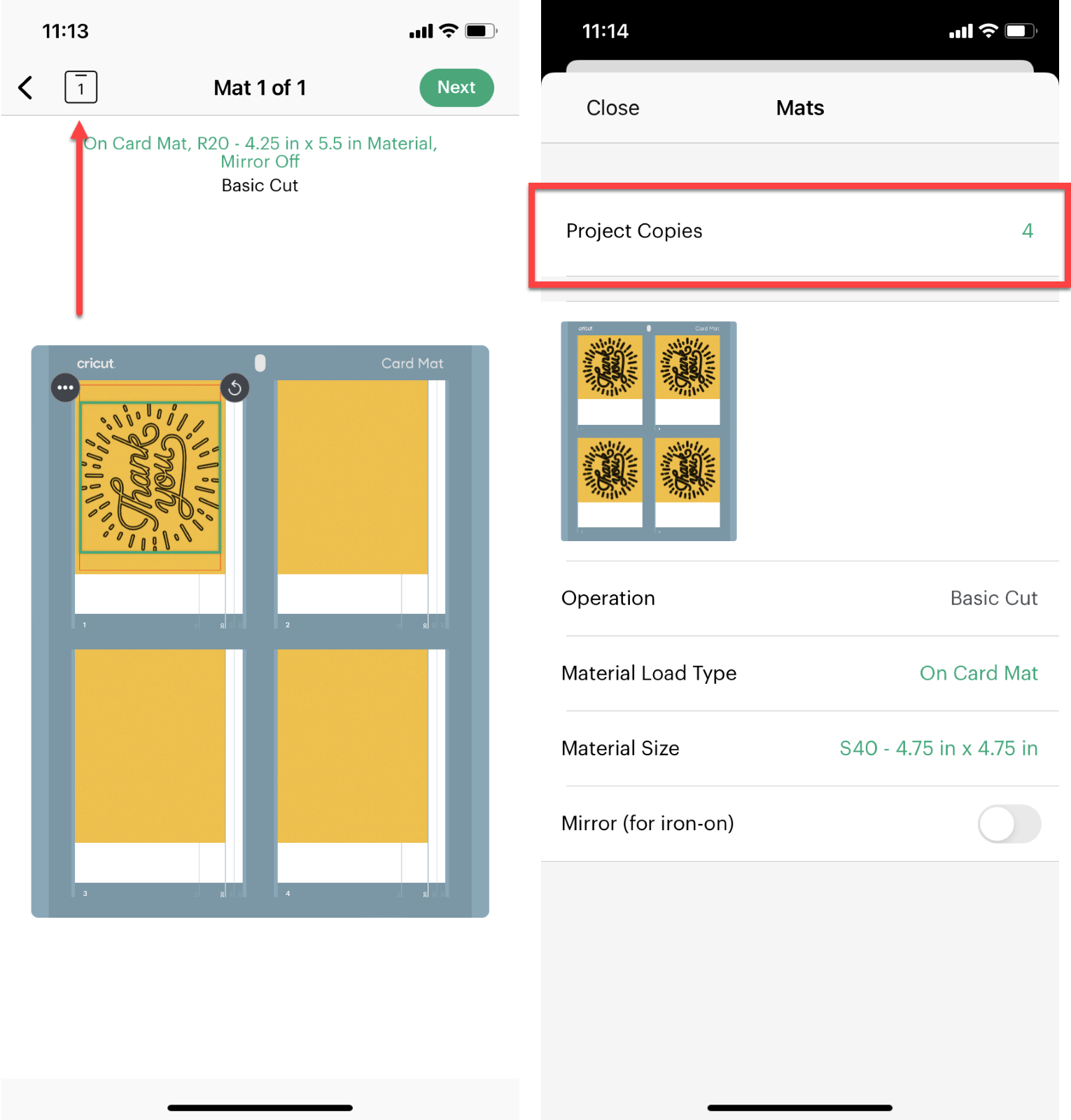 Cricut Card Mat 2 x 2 – Help Center