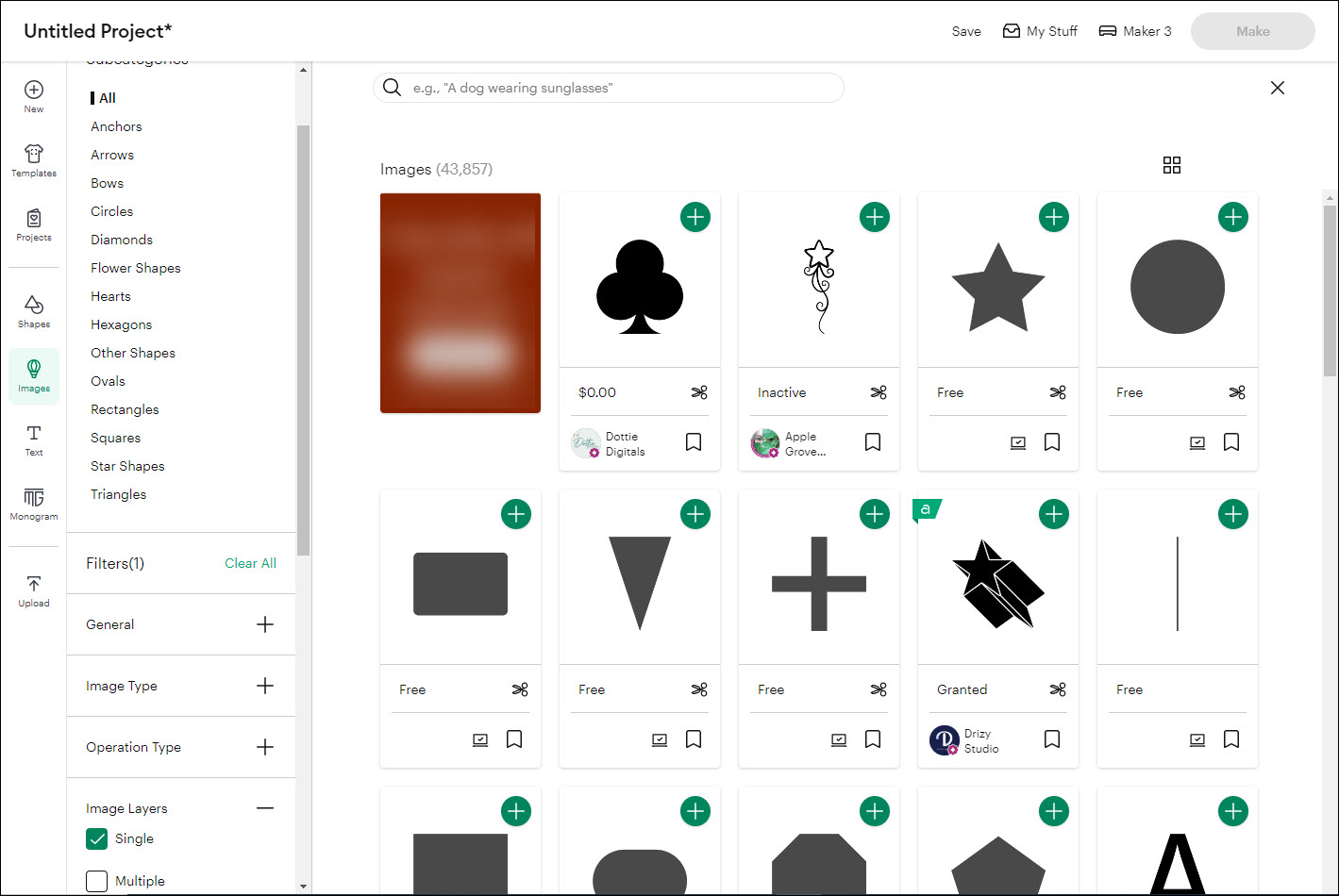 Shapes Panel in Design Space – Help Center