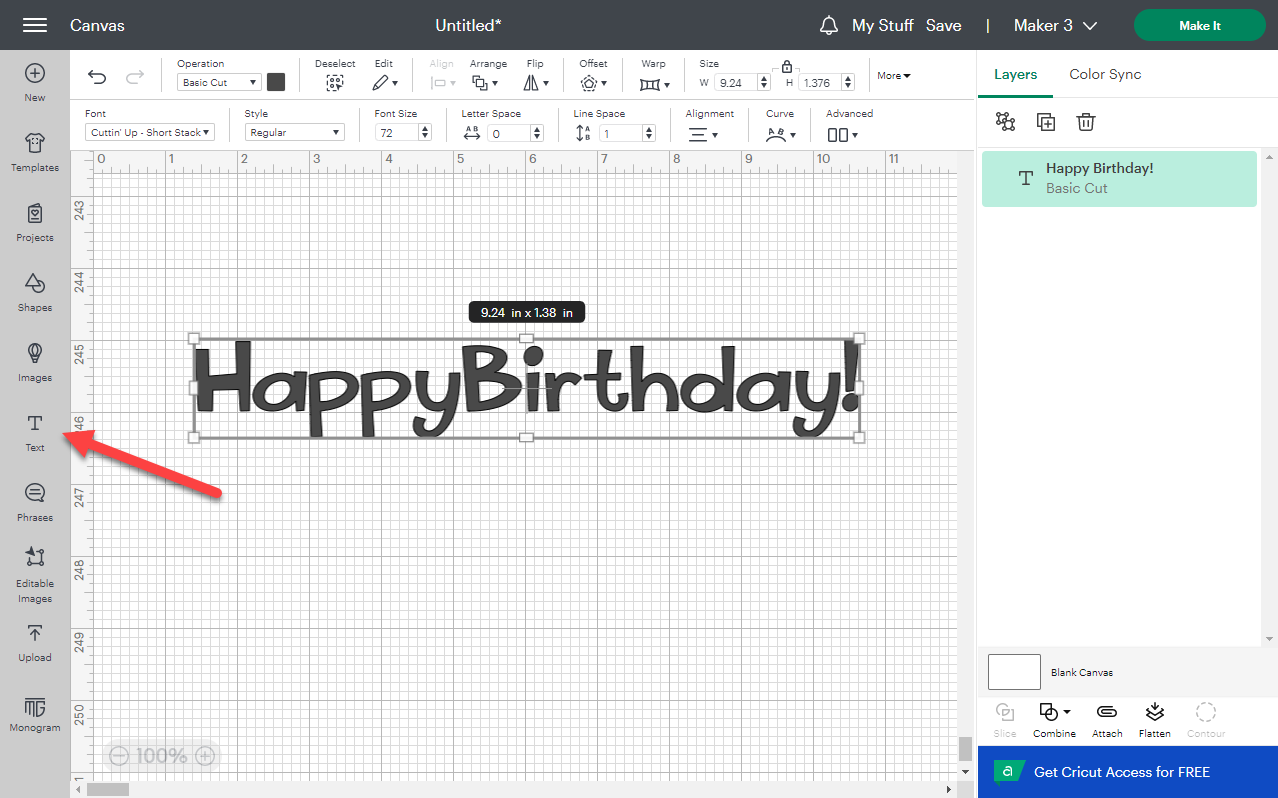 Design Space - Working with Text – Help Center