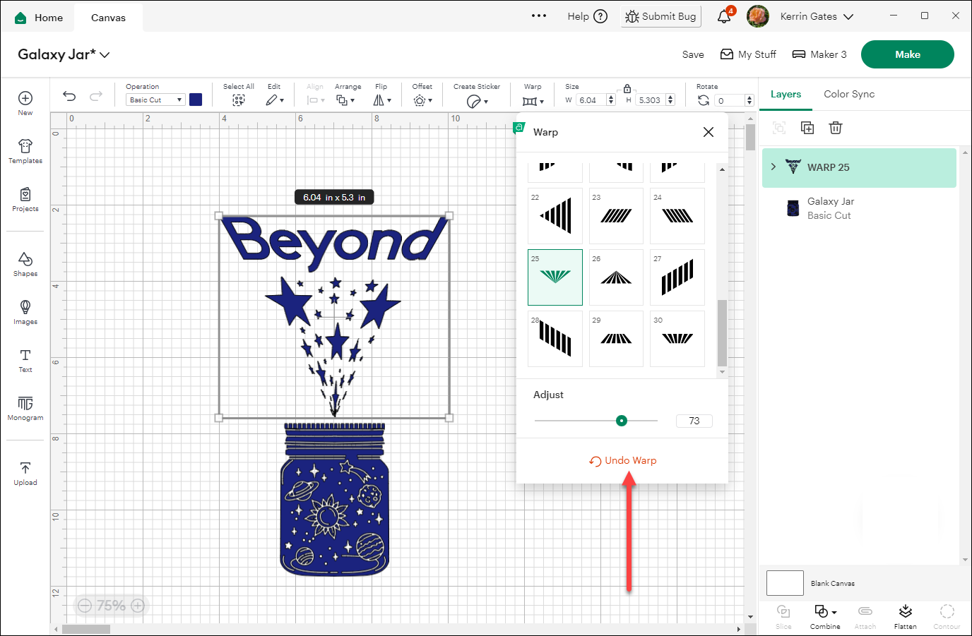 How to use Warp in Design Space – Help Center