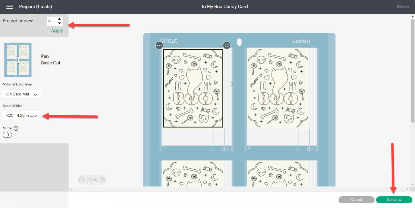 Cricut Insert Cards And Card Mat 101 Help Center